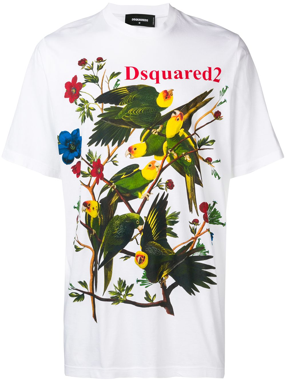 DSQUARED2 birds motif t-shirt