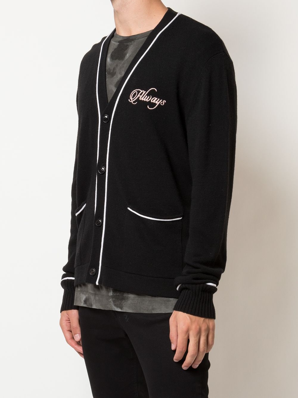 Amiri Loving You Cardigan In Black - 43% Off | Editorialist