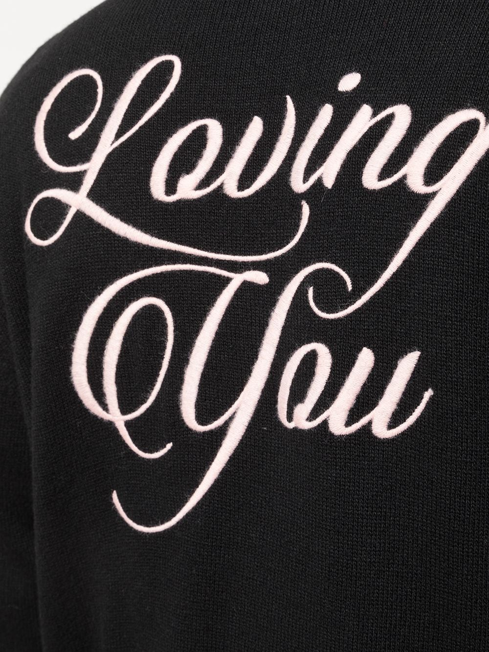 Amiri Loving You Cardigan In Black - 43% Off | Editorialist