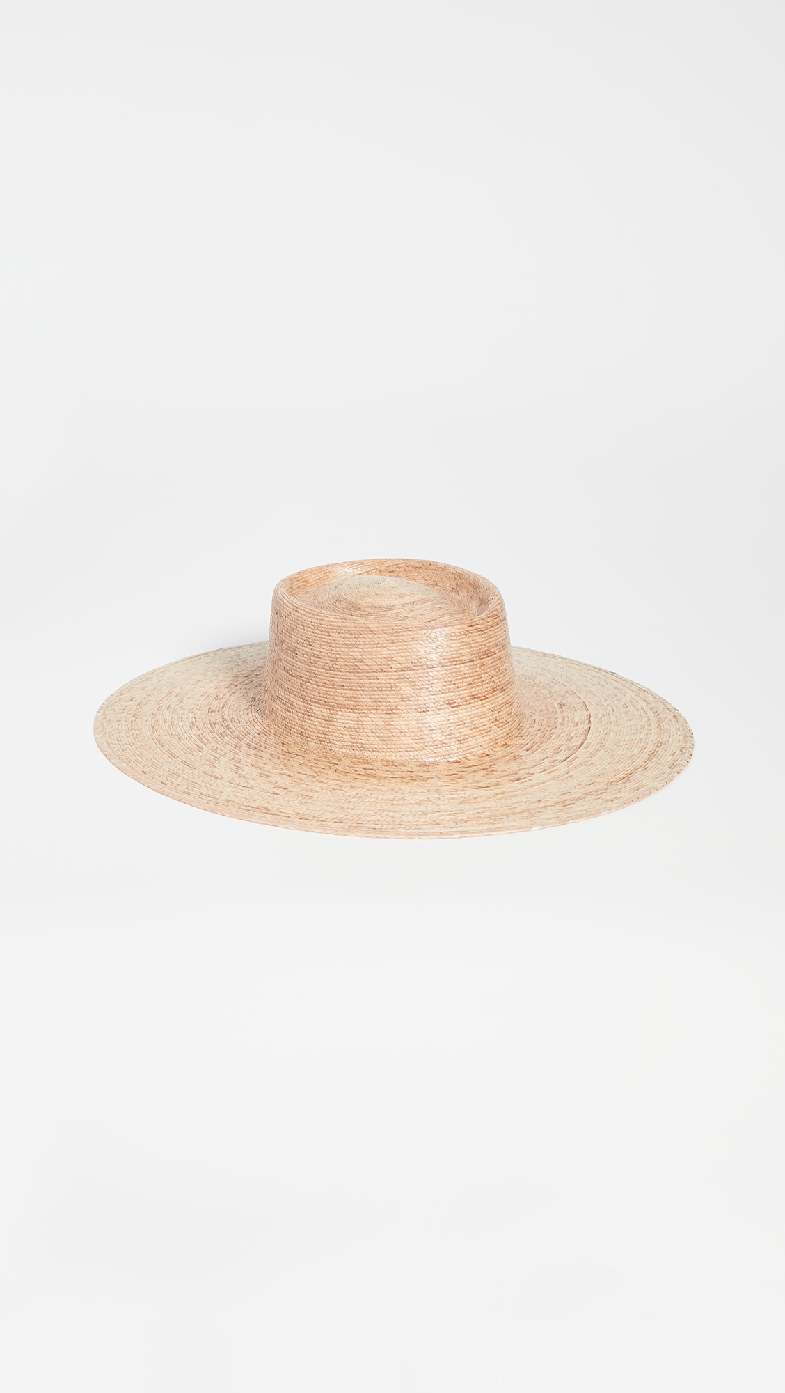 Lack Of Color Palma Wide Brim Straw Boater Hat In Natural  display picture 1