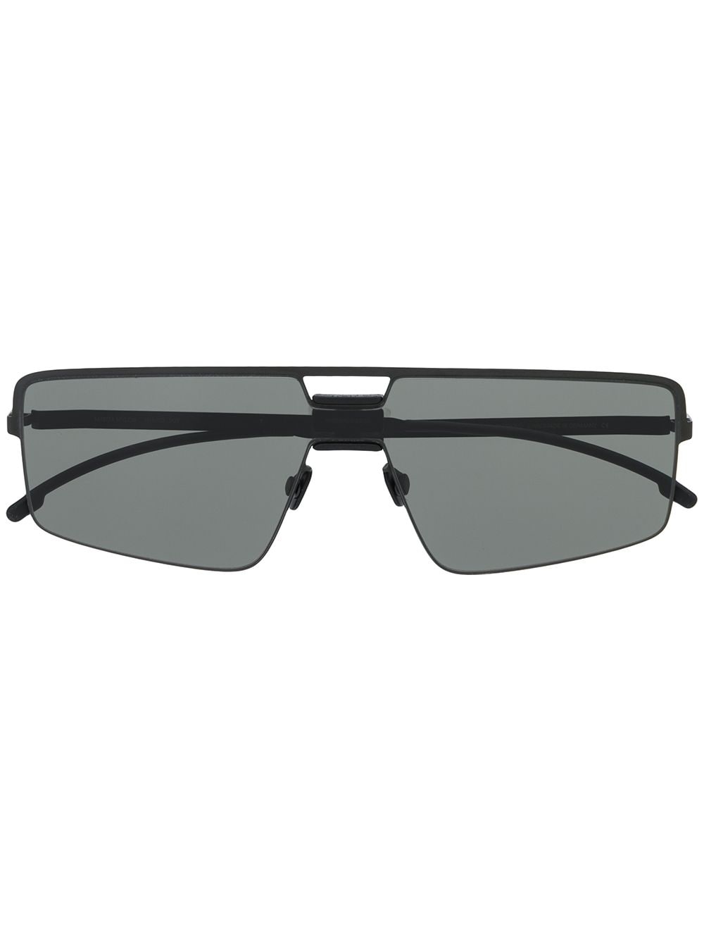 Mykita Soy Shield Sunglasses - Black | Editorialist display picture 1