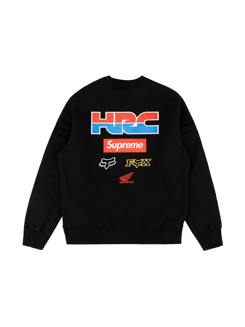 Supreme Honda Fox Racing Sweatshirt - Black | Editorialist