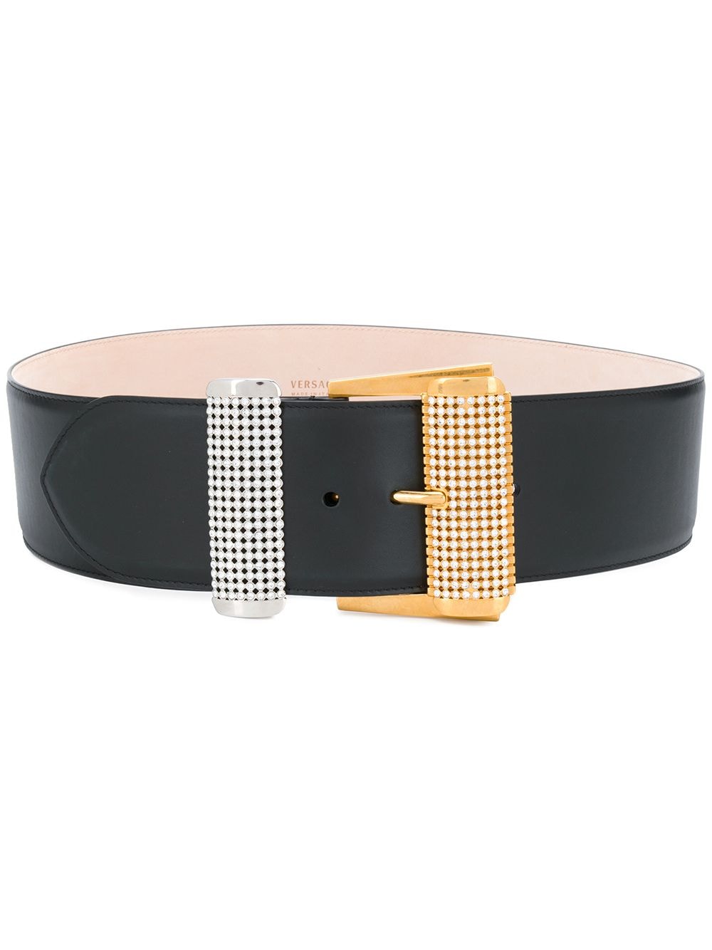 Alice + Olivia Hayden Buckle Belt - Black | Editorialist display picture 3