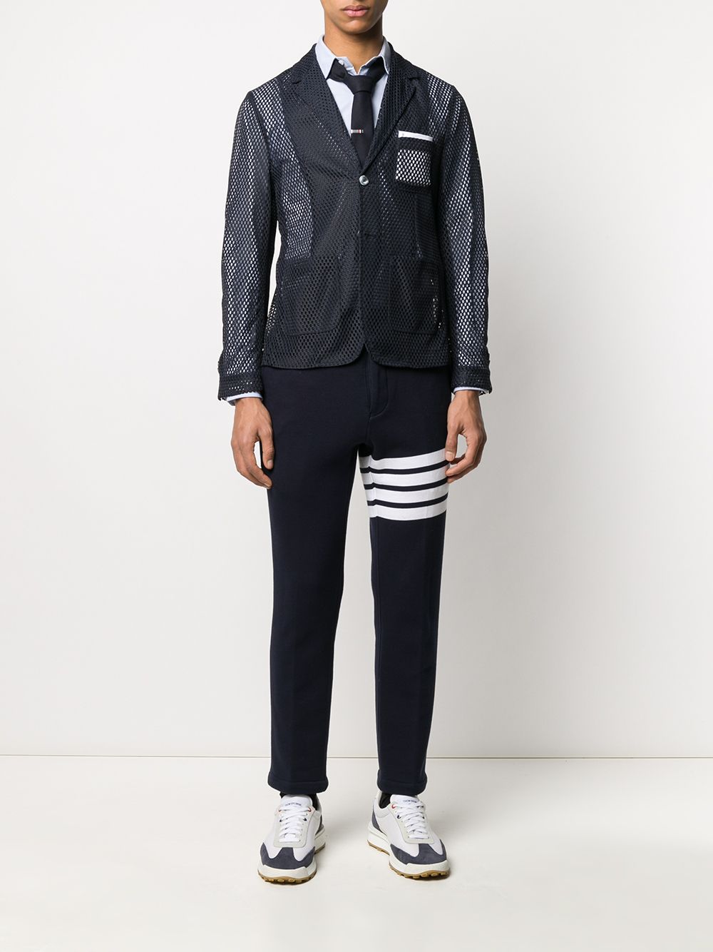 THOM BROWNE THOM BROWNE Oxford Satin Weave 4-Bar Shirt
