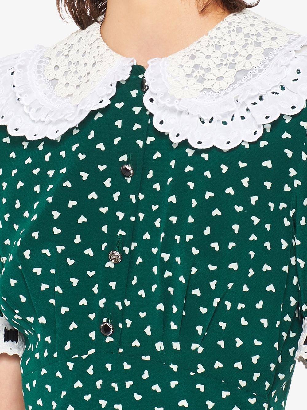 green leaf summer dress Effie's Heart Ariel Dress in World Print M main image 0