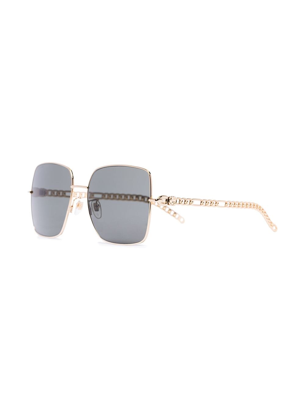 Gucci Interlocking G Chain Sunglasses In Black - 59% Off  display picture 1
