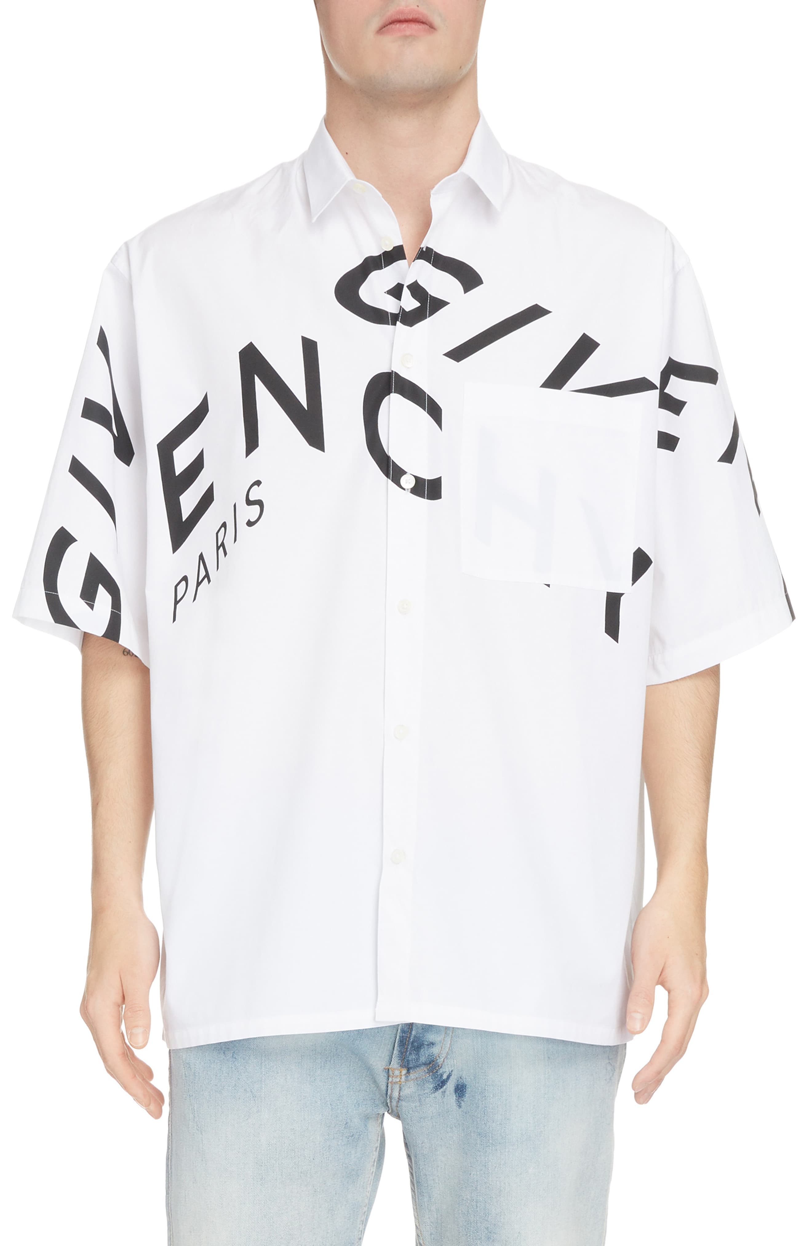 givenchy button up shirt