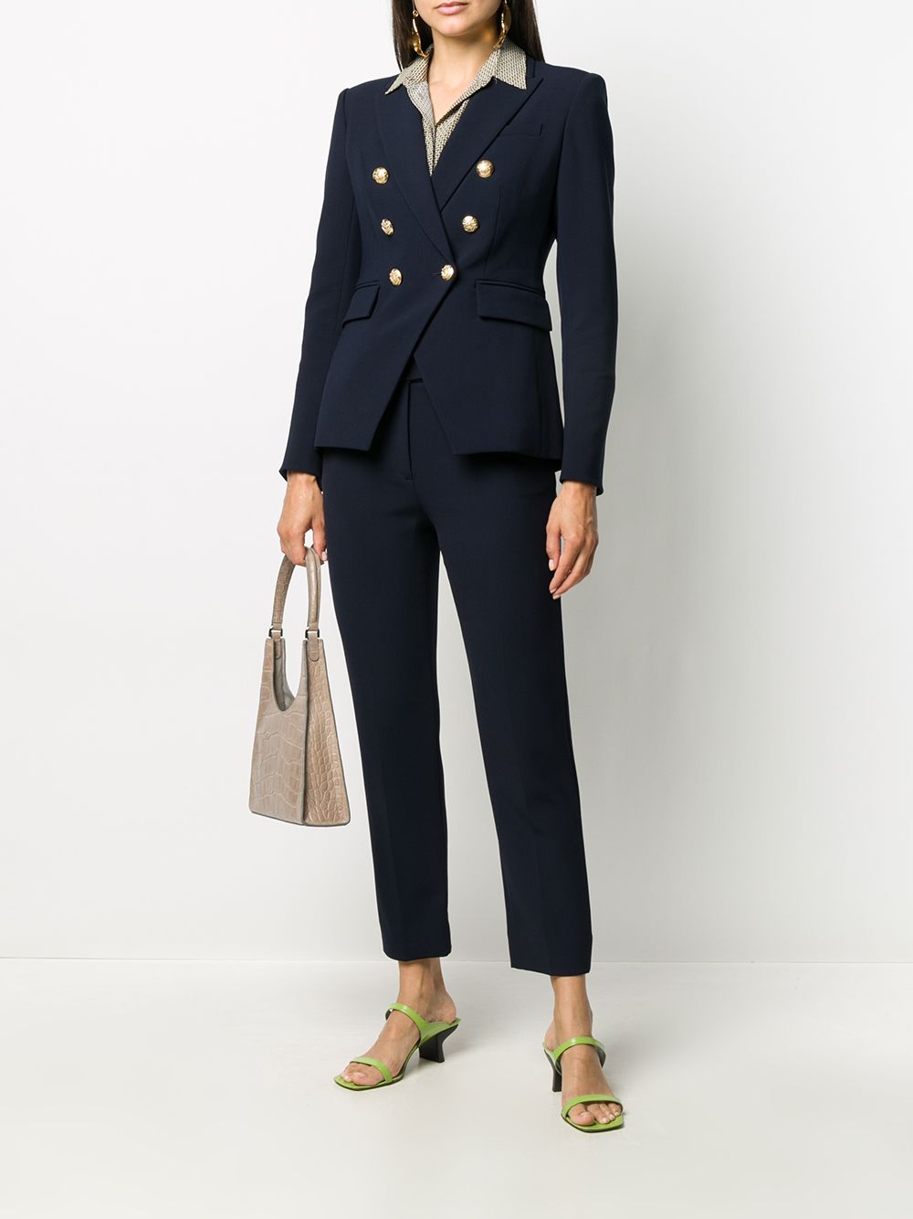 VERONICA BEARD Veronica Beard Renzo Button-Detailed Trousers