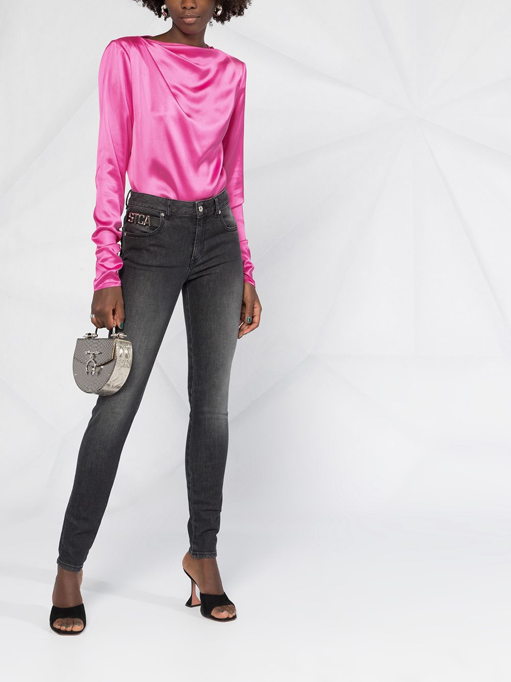 JUST CAVALLI Just Cavalli Logo-Plaque Slim Jeans