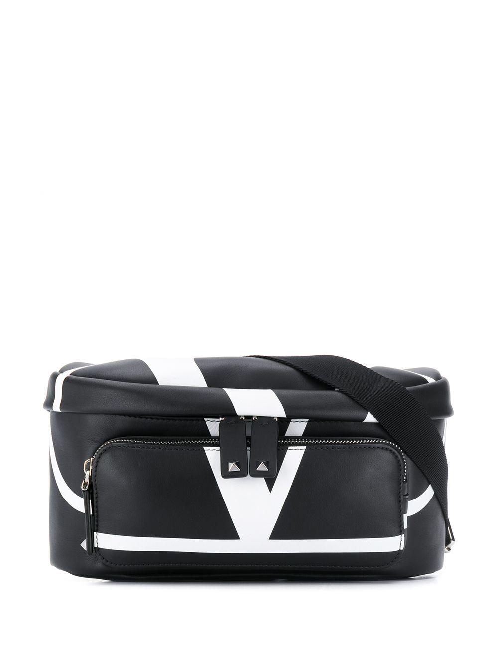 VALENTINO VLOGO Leather Belt Bag