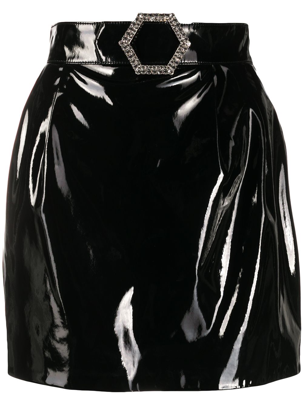 PHILIPP PLEIN Philipp Plein Patent Mini Skirt
