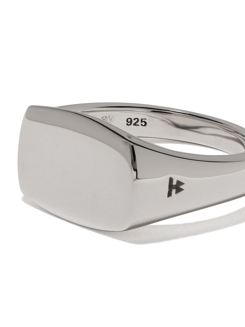 Tom Wood Michael Engraved Ring - Silver | Editorialist