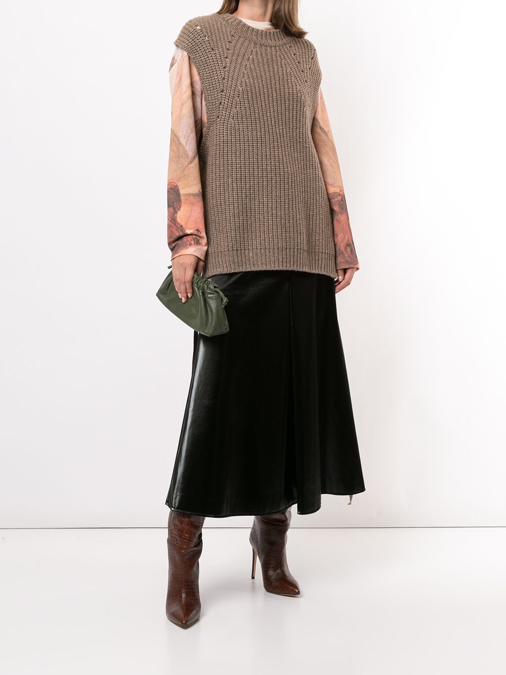 GOEN.J Goen.J Side-Tie Knit Top