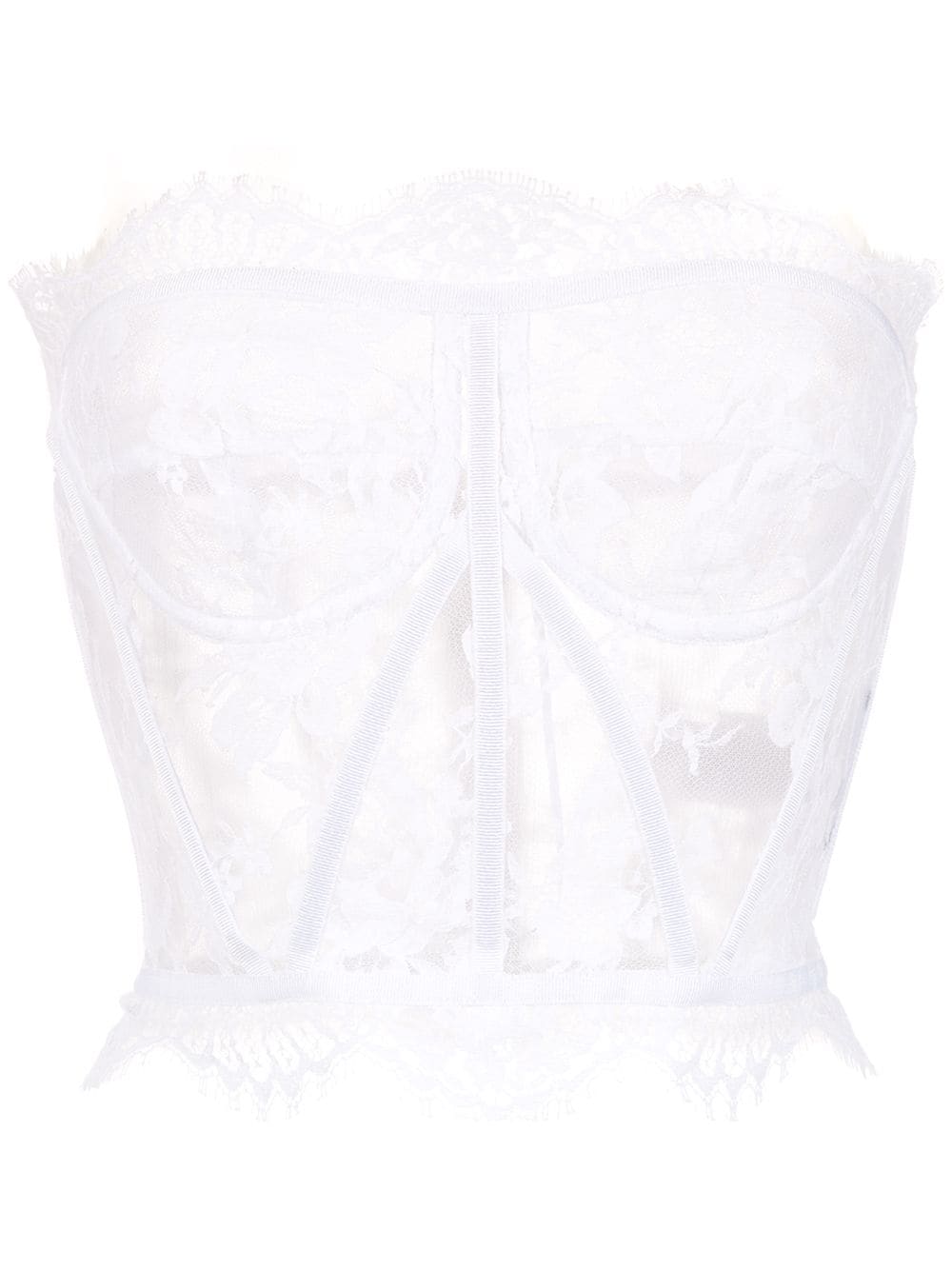 ALICE + OLIVIA Alice + Olivia Cosette Lace Corset Top