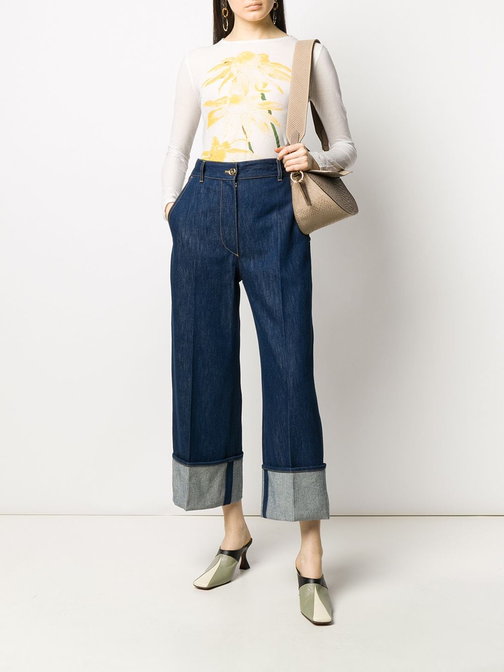 PATOU Patou Cuffed Jeans