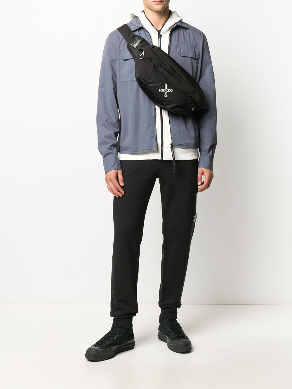 KENZO Logo Print Belt Bag