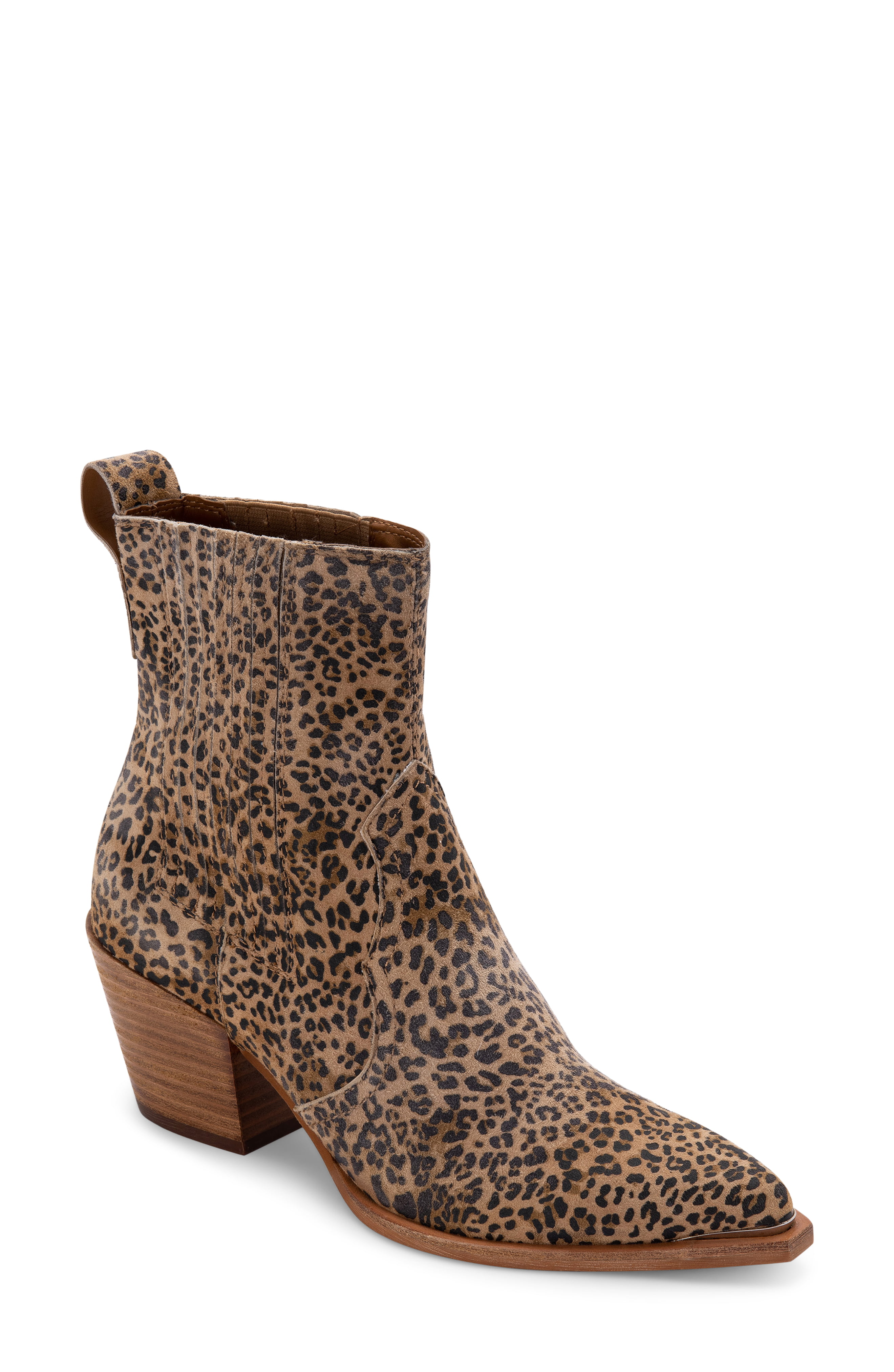 dolce vita leopard booties