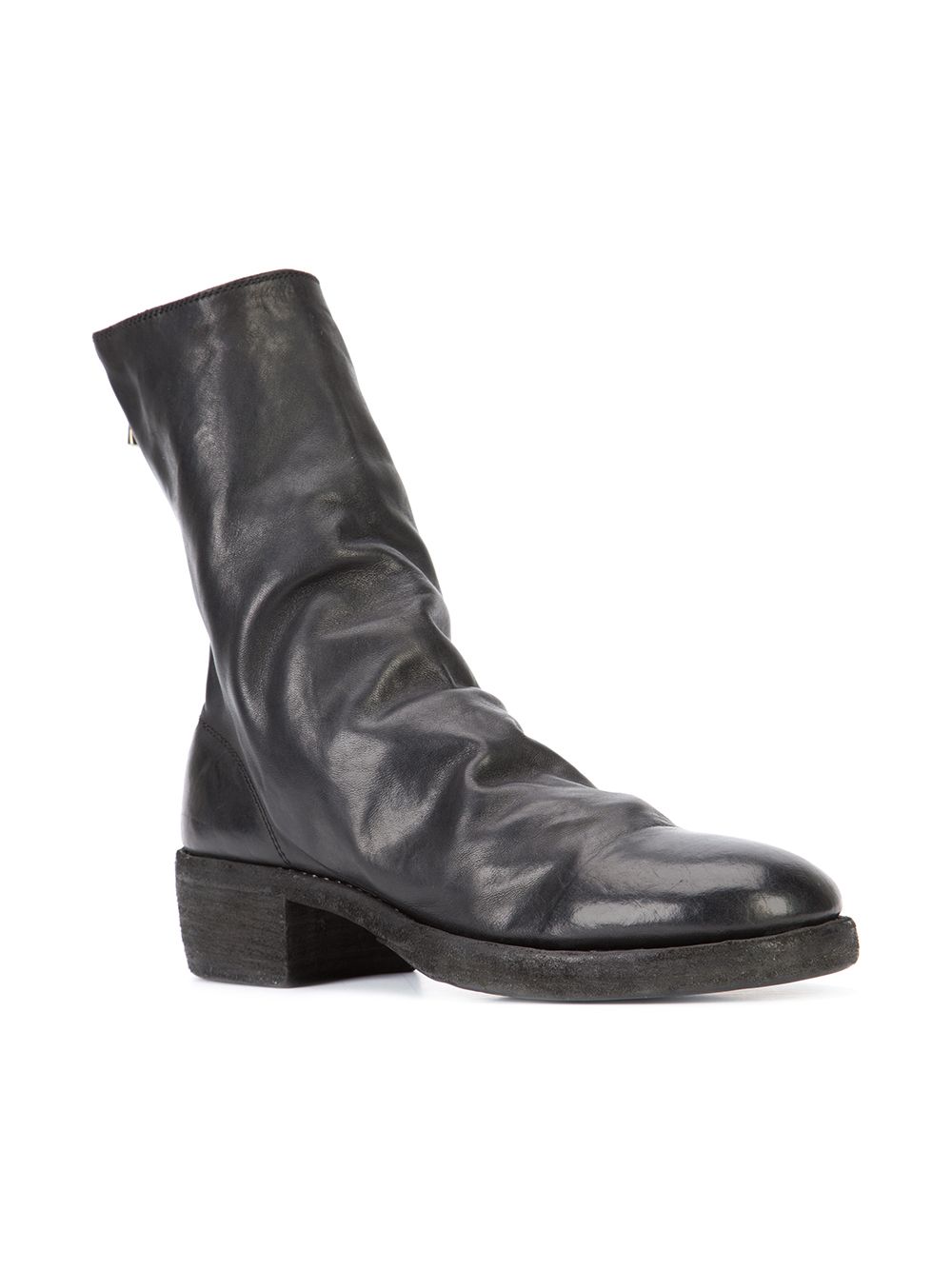 Guidi 986 Brown Soft Horse Full Grain Back Zip Boots