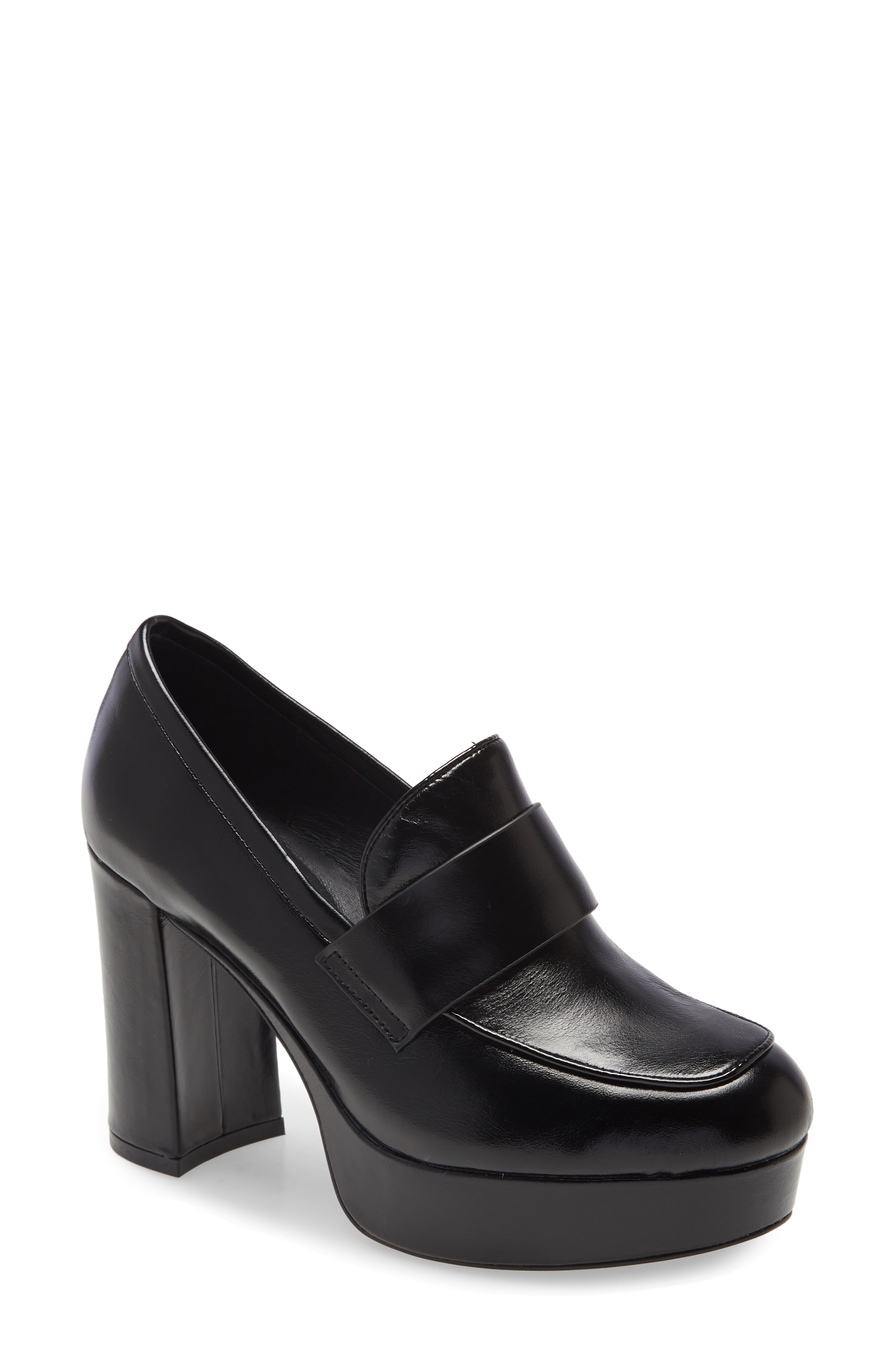 Jeffrey campbell scholar platform loafer Clearance