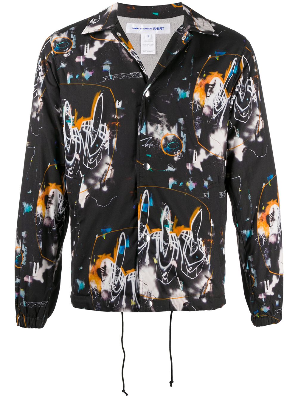 COMME DES GARÇONS Comme Des Garçons Shirt Abstract Print Shirt Jacket
