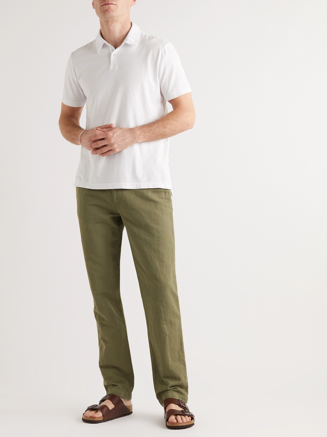 JAMES PERSE JAMES PERSE Supima Cotton-Jersey Polo Shirt