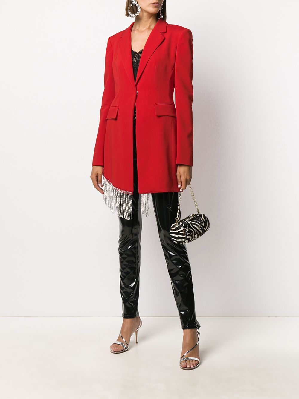 PHILIPP PLEIN Philipp Plein Crystal Fringe Blazer