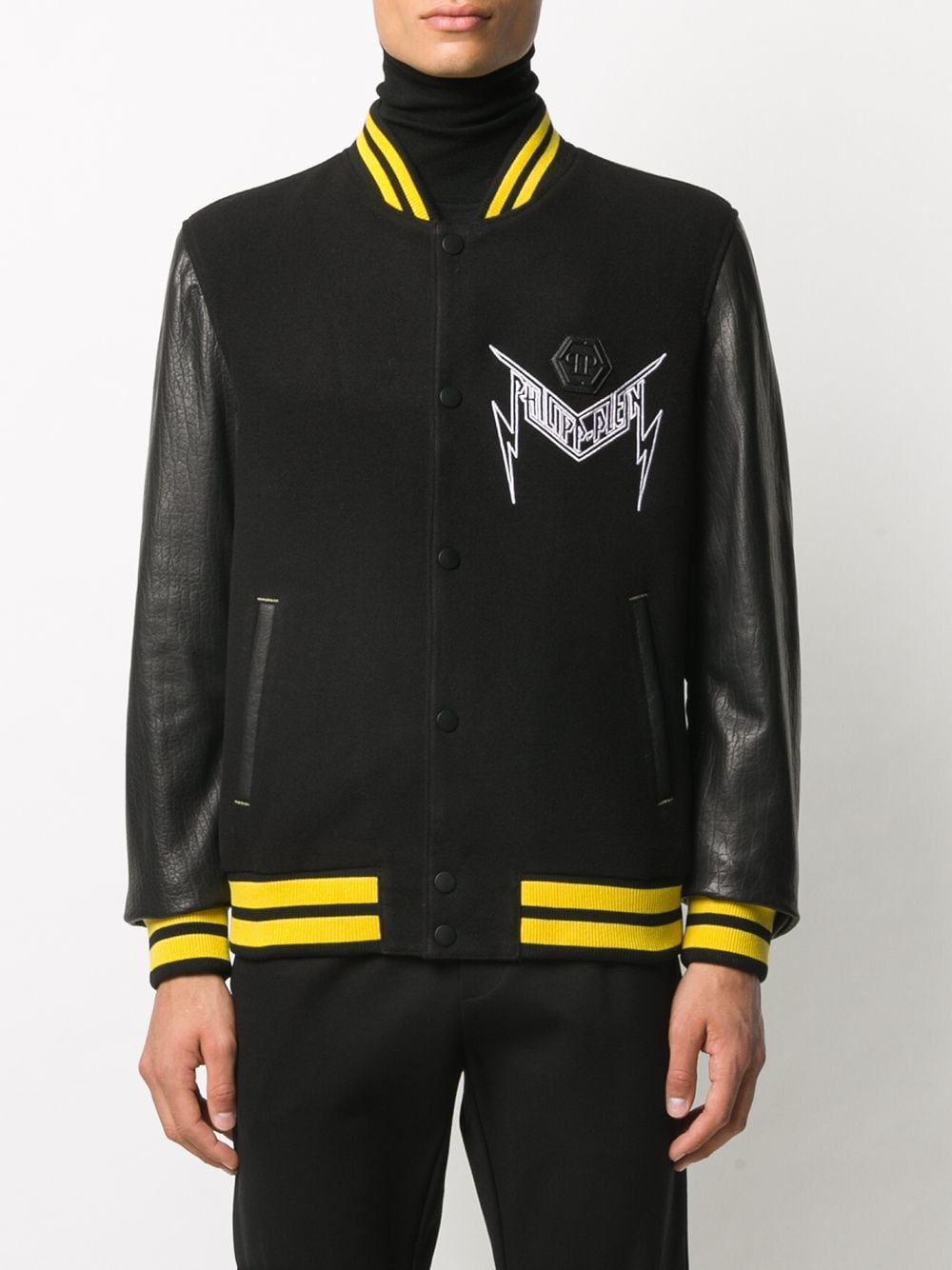 philipp plein evil smile biker jacket