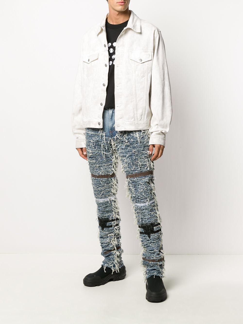 1017 ALYX 9SM 1017 ALYX 9SM Frayed Straight Leg Jeans
