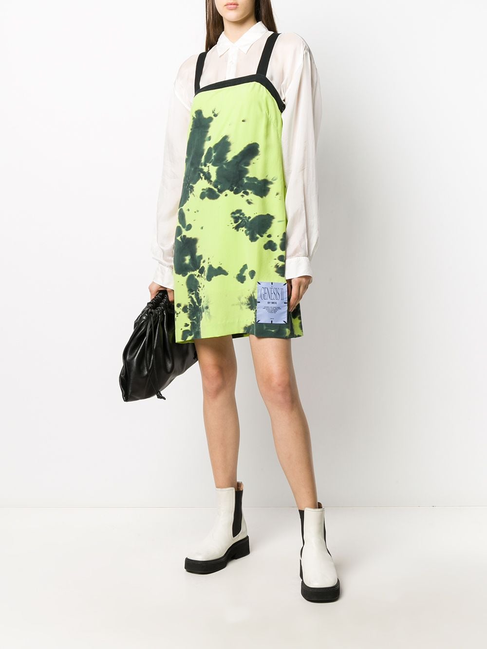 ALEXANDER MCQUEEN Tie-dye Print Shift Dress
