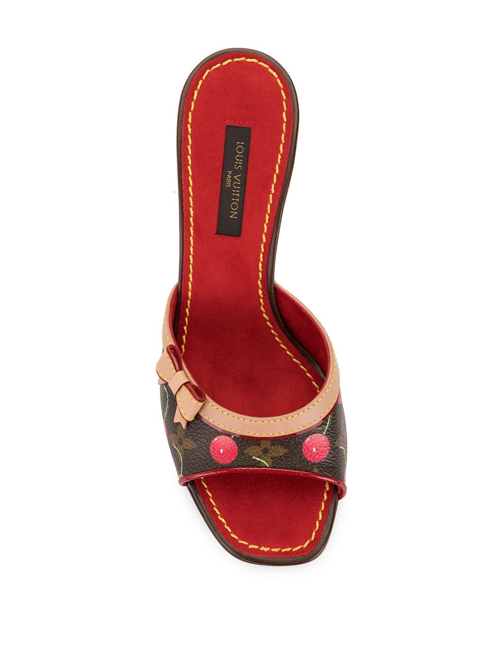 Louis Vuitton X Takashi Murakami Pre-Owned Cherry Monogram Sandals
