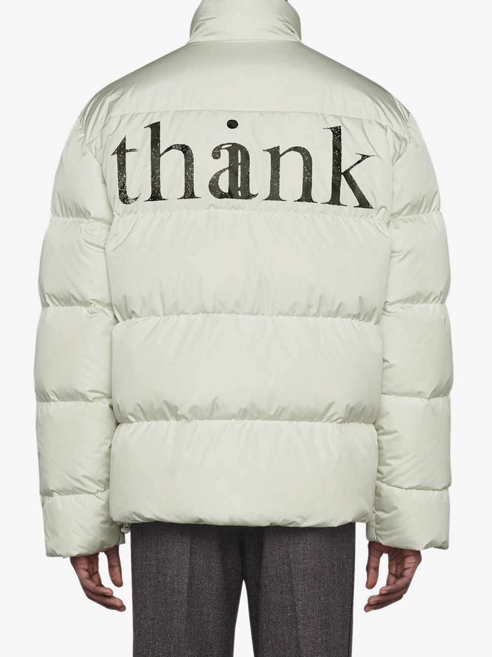 Gucci Think/Thank Puffer Jacket - White | Editorialist