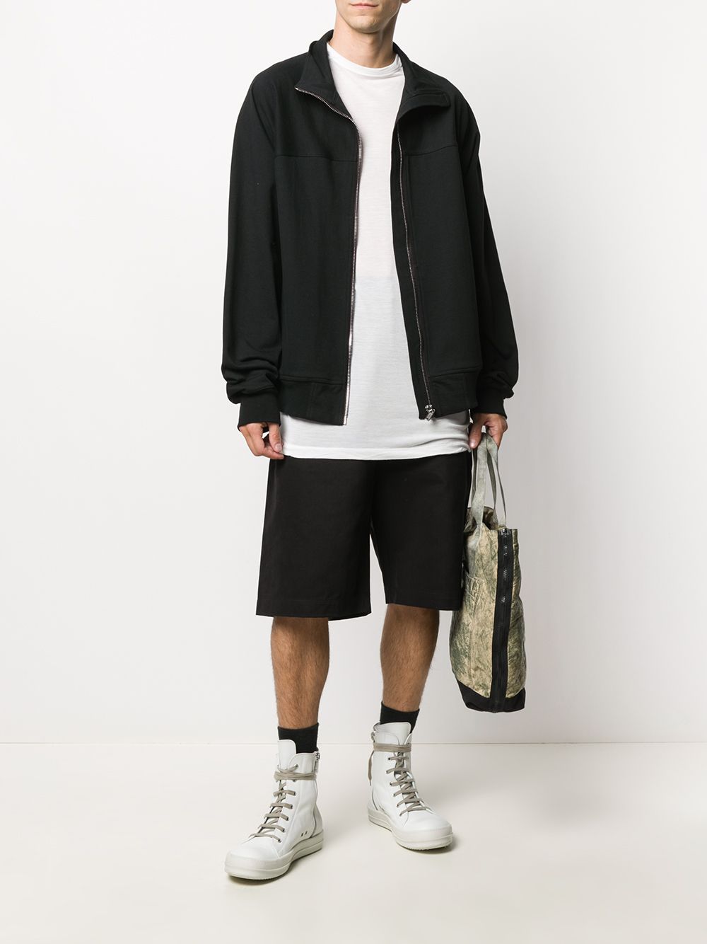 RICK OWENS Rick Owens DRKSHDW Wide Leg Bermuda Shorts