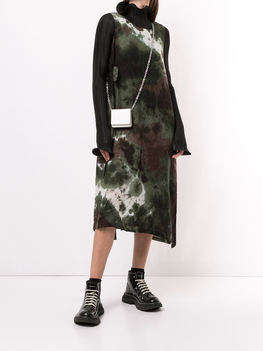 Y’S Y's Tie-Dye Print Wool Dress