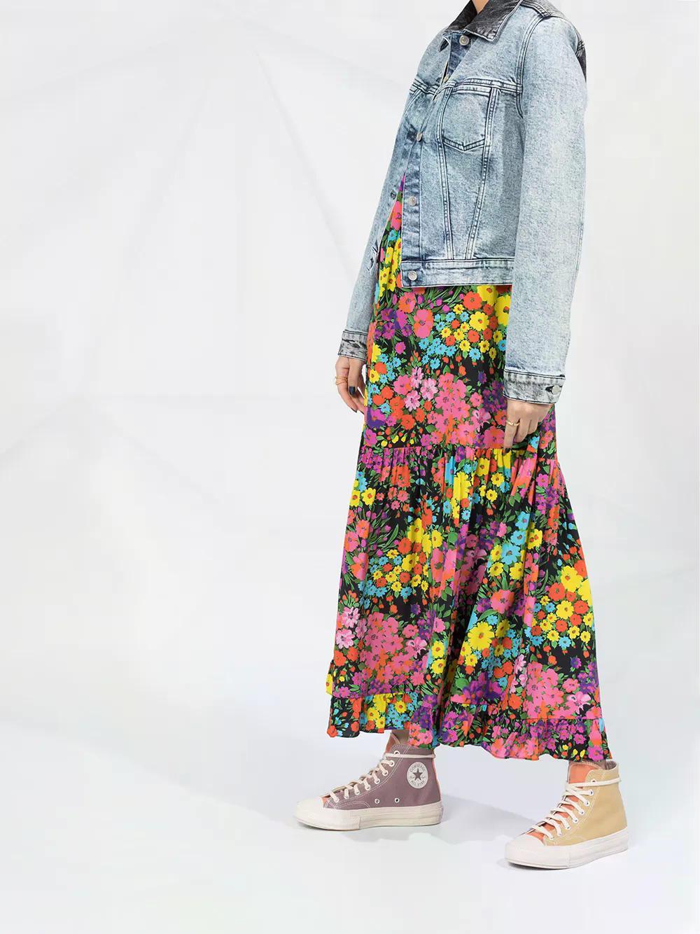 STELLA MCCARTNEY Stella McCartney Two-Tone Cropped Denim Jacket