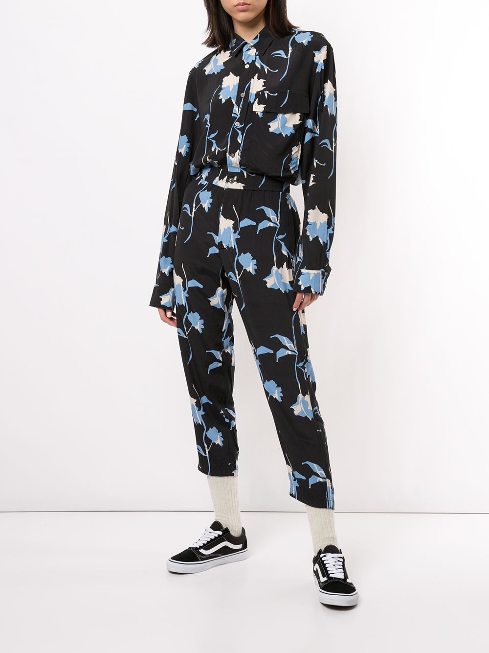 PORTS V Graphic Floral Shirt