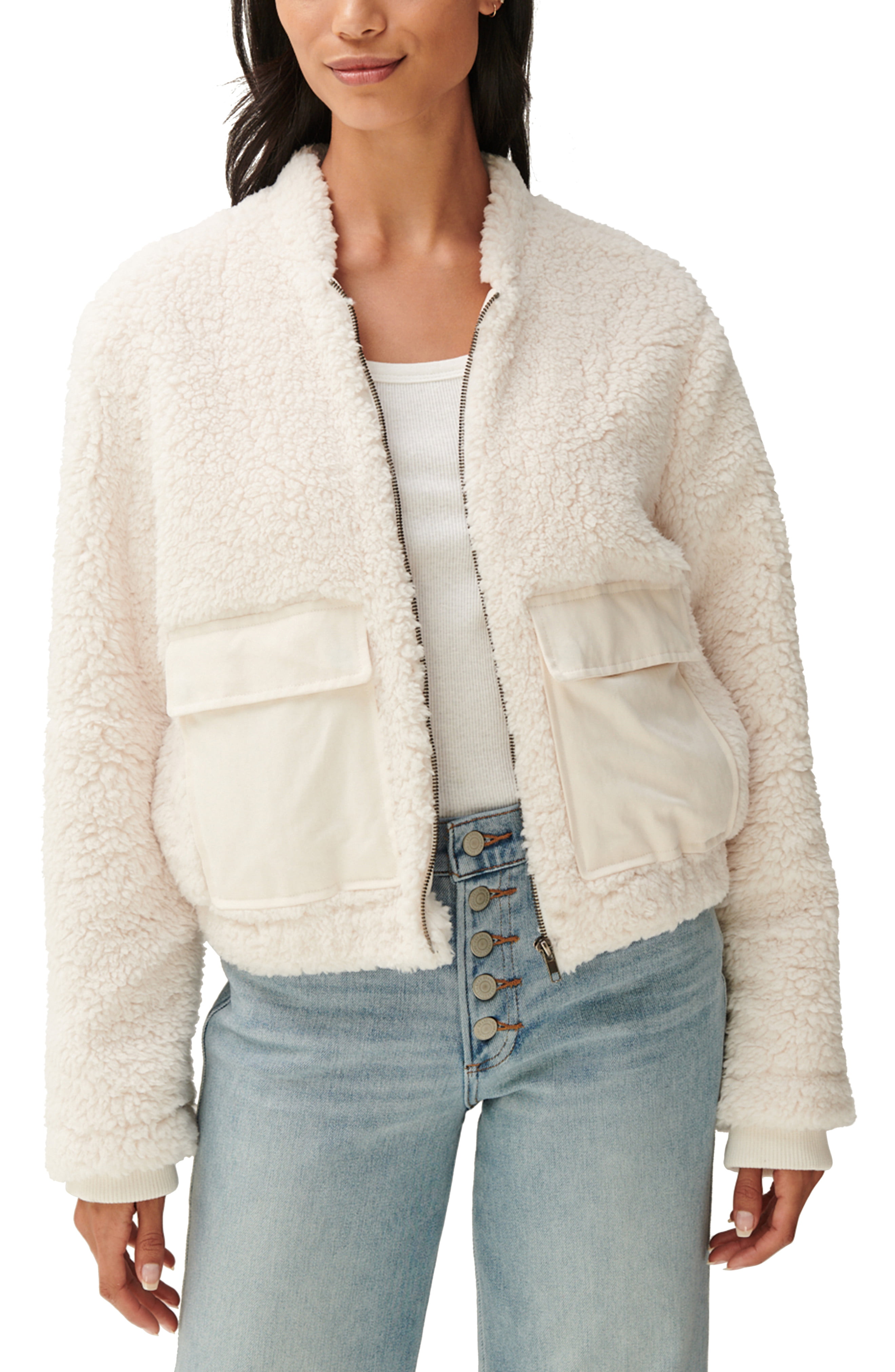 Lucky brand utility teddy coat Clearance