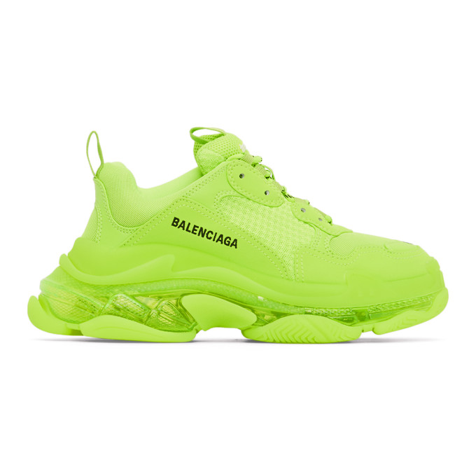 balenciaga triple s yellow