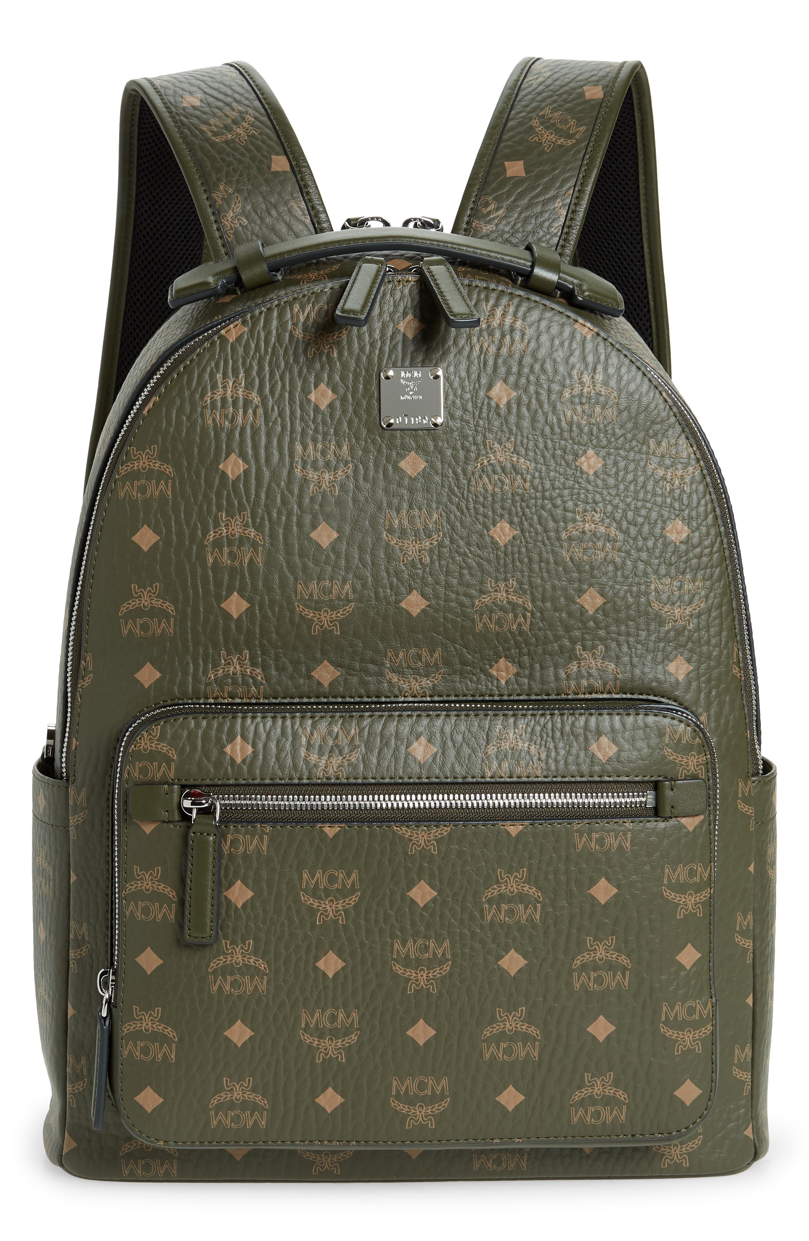 mcm backpack green