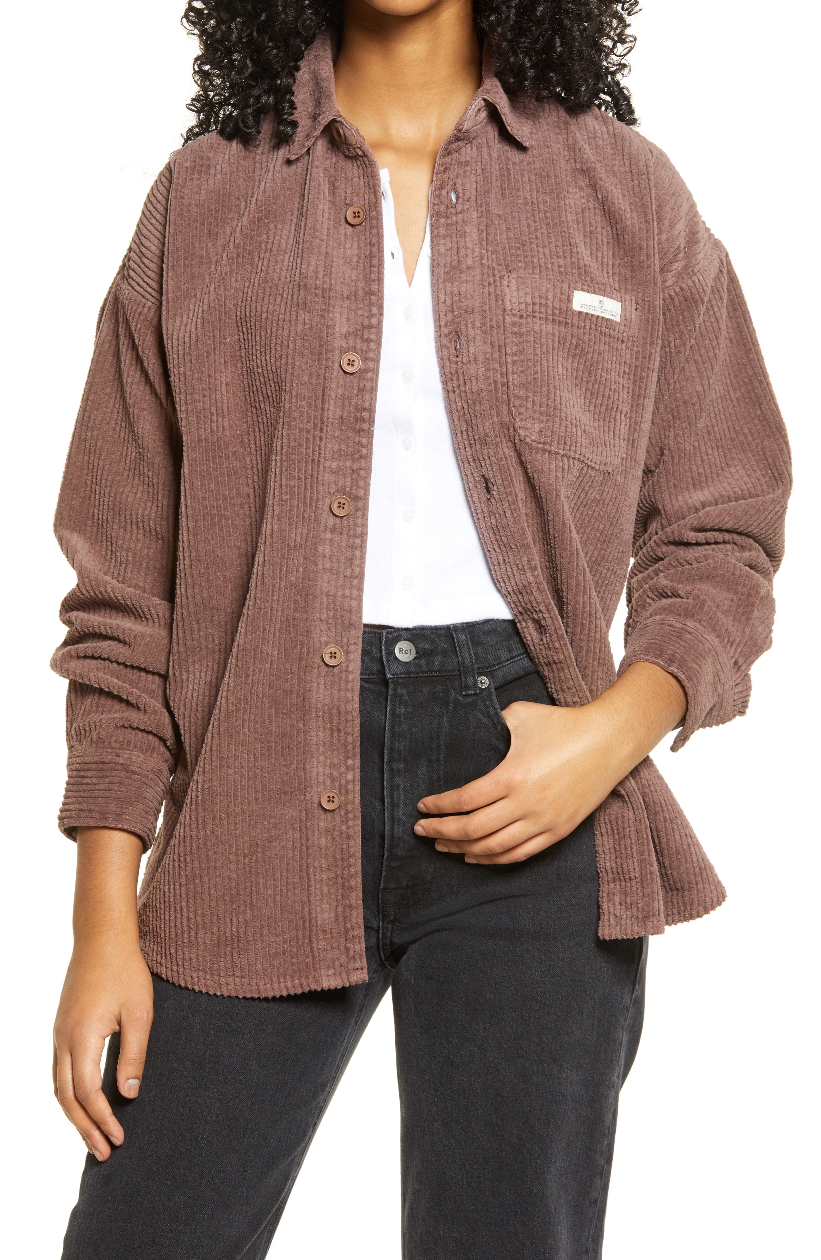 Women's Corduroy Shirt Jacket 