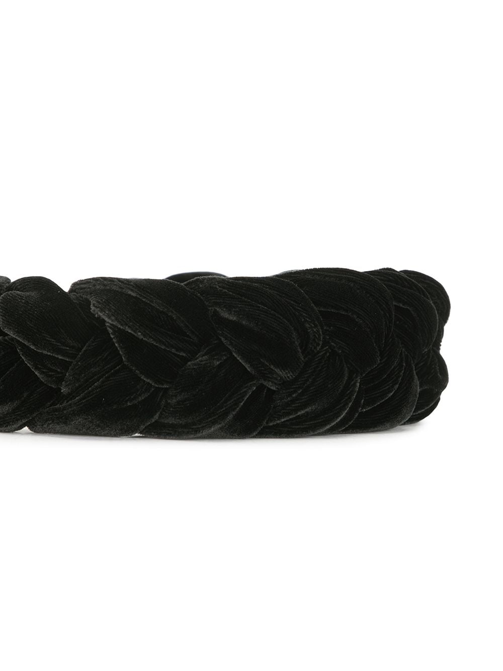 Jennifer Behr Lorelei Braided Headband - Black | Editorialist display picture 3