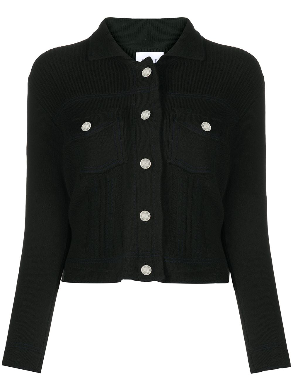 BARRIE Barrie Contrast-Stitch Knitted Jacket