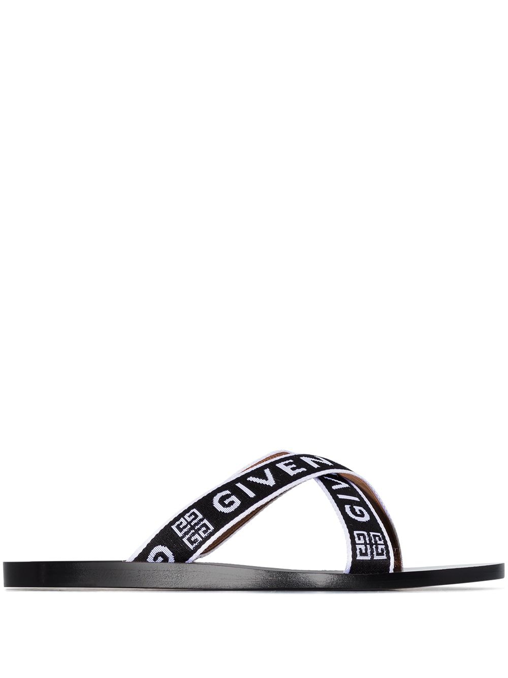 GIVENCHY Givenchy Logo-Strap Flat Sandals