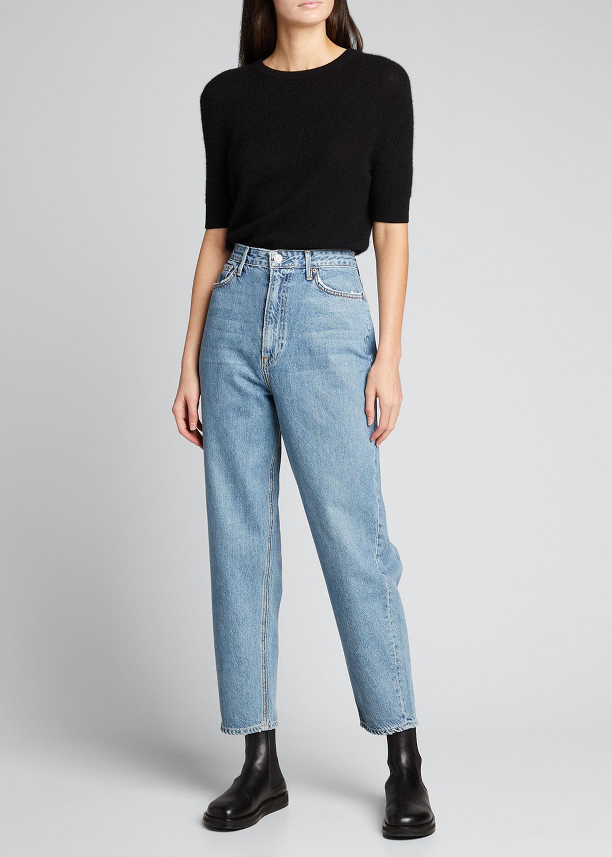 Top Designer High Waisted Mom Jeans | Editorialist