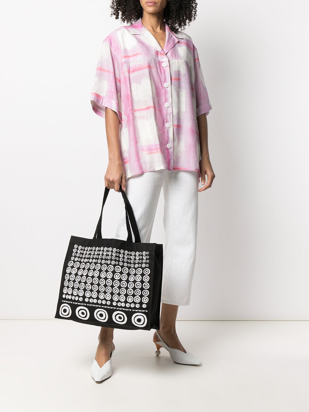 10 CORSO COMO Circle Logo Canvas Tote