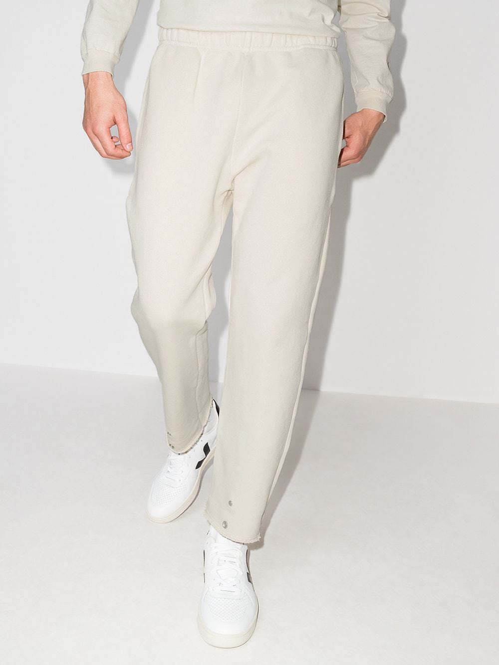 Chloe Nardin Buttoned Track Pants In Beige - 75% Off | Editorialist