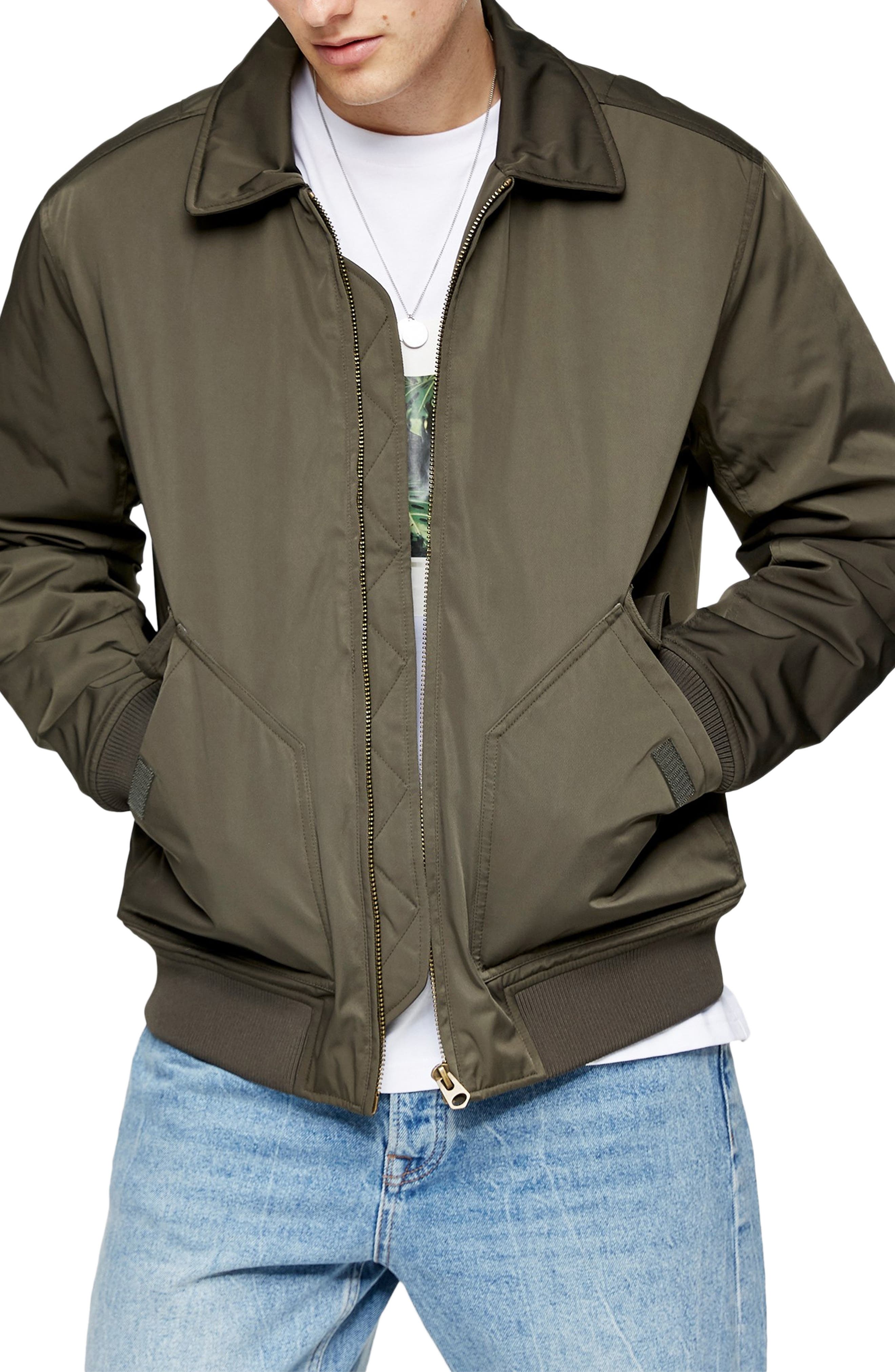 topman green jacket