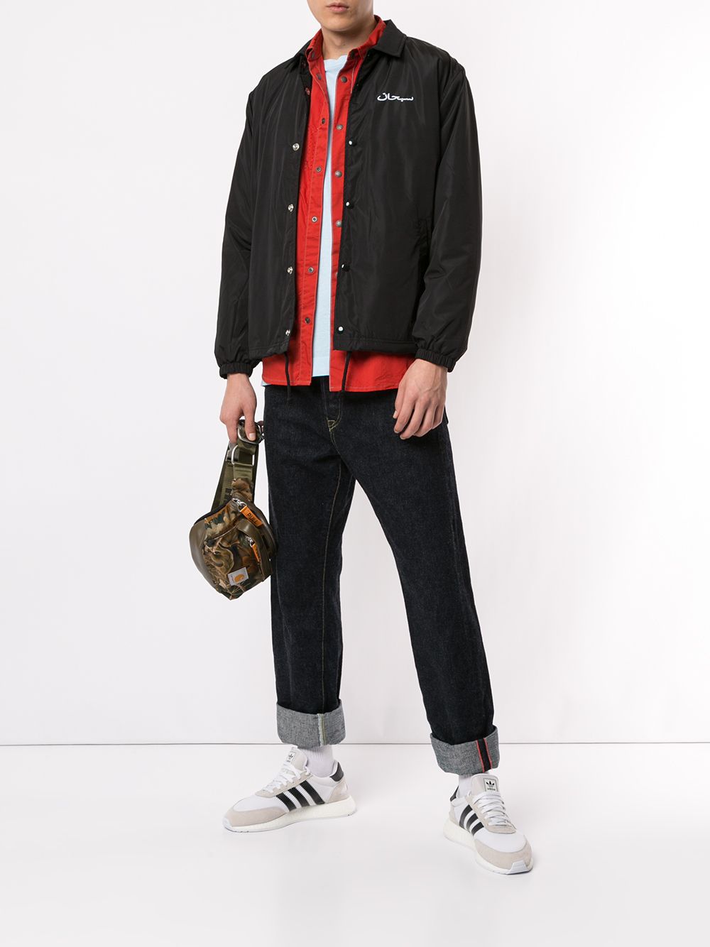 Supreme Arabic Logo Coaches Jacket - Black | Editorialist