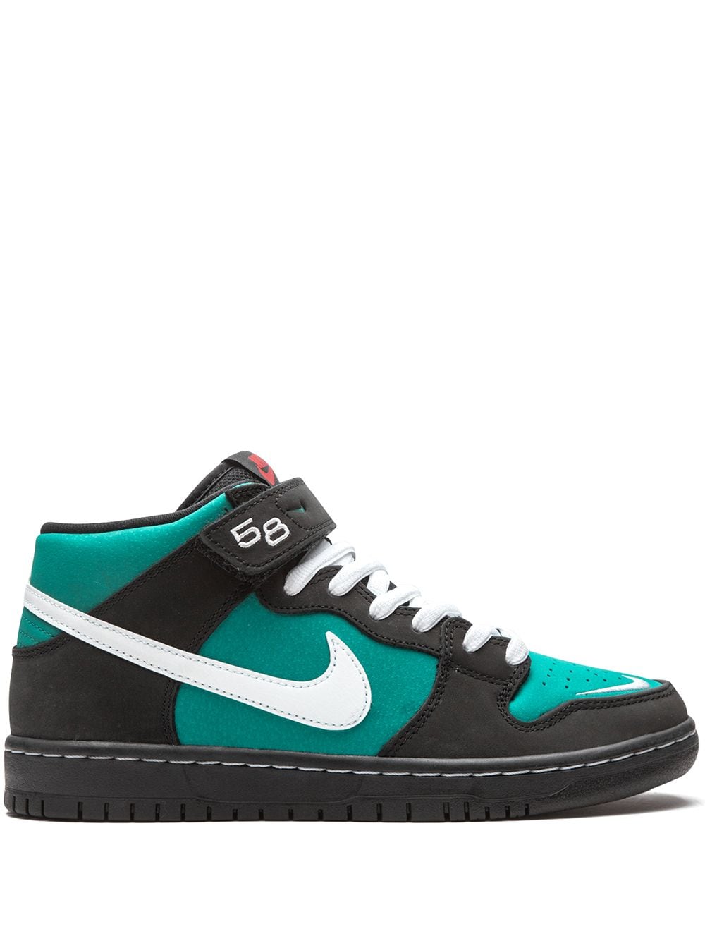 Nike Sb Dunk Mid Pro Iso Sneakers - Black | Editorialist