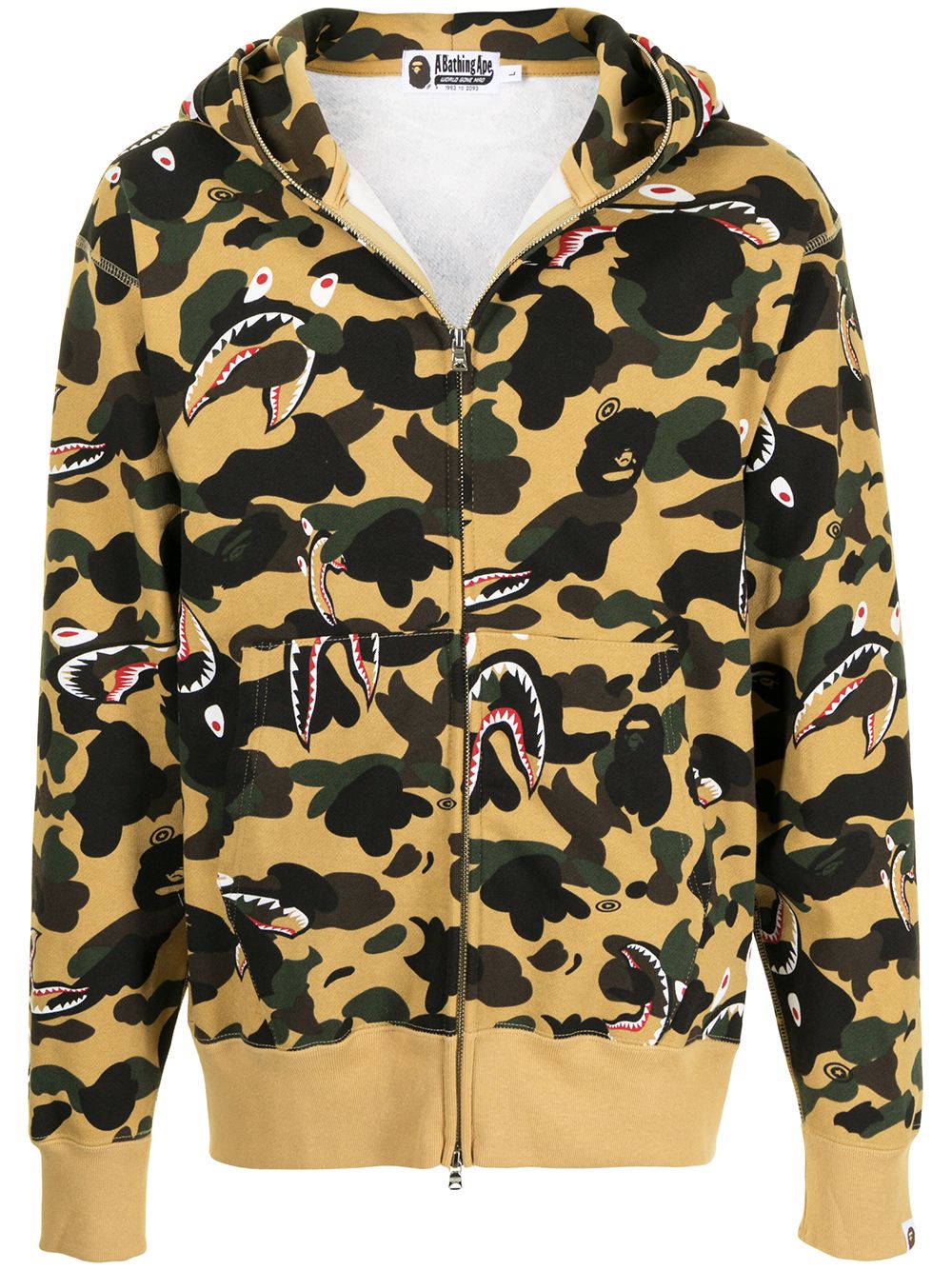 tan bape jacket