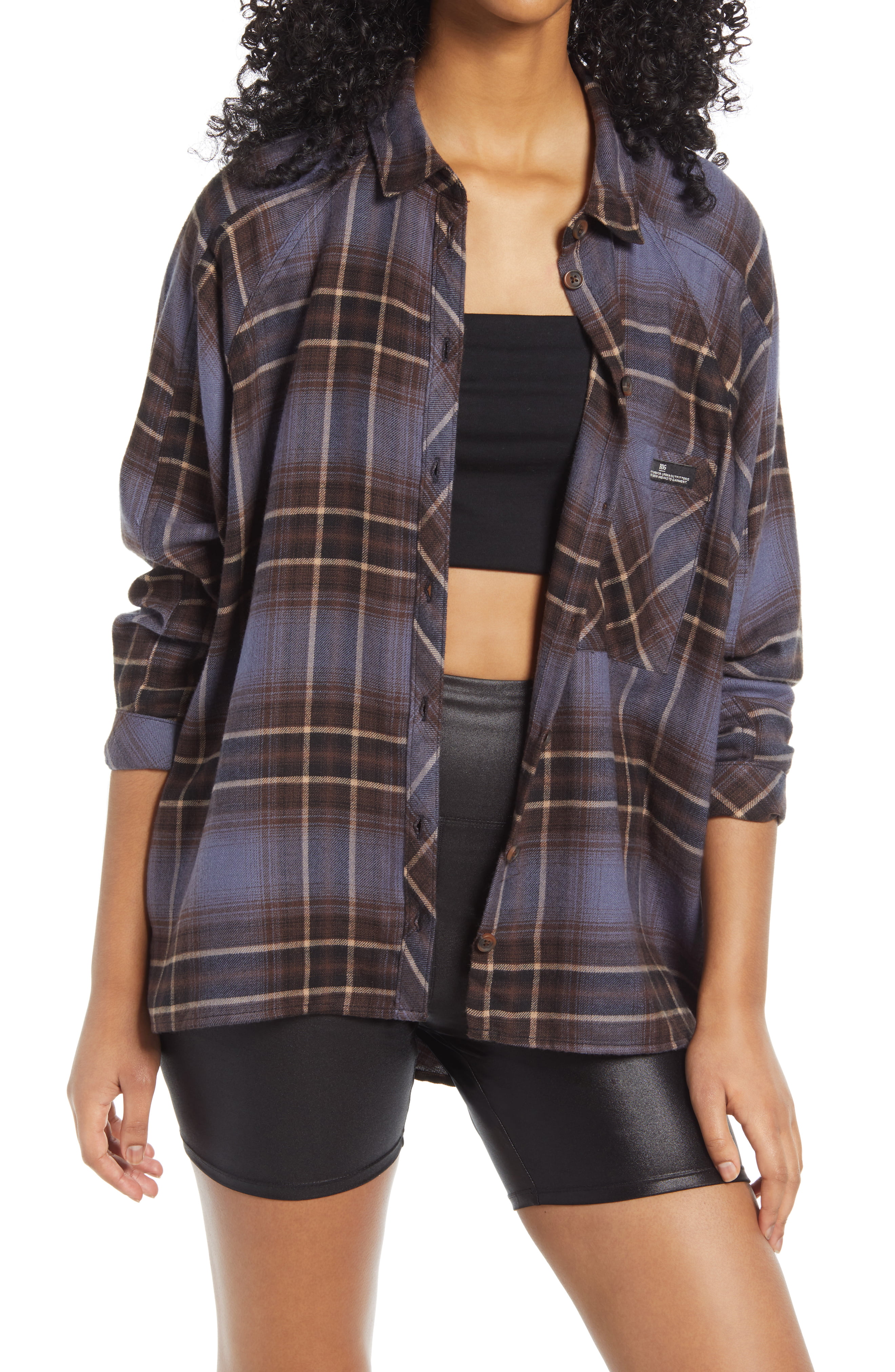 Women's flannel shirts urban outfitters Clearance